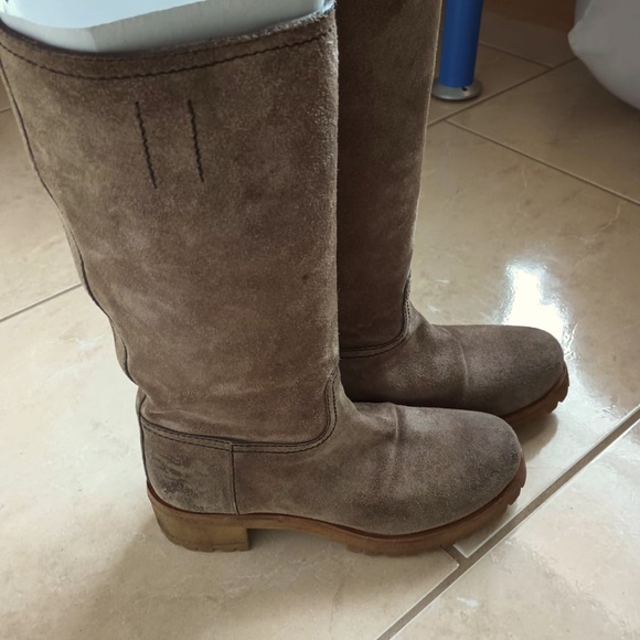 Prada | Shoes | Prada Suede Lug Boots As Seen Beth Dutton | Poshmark